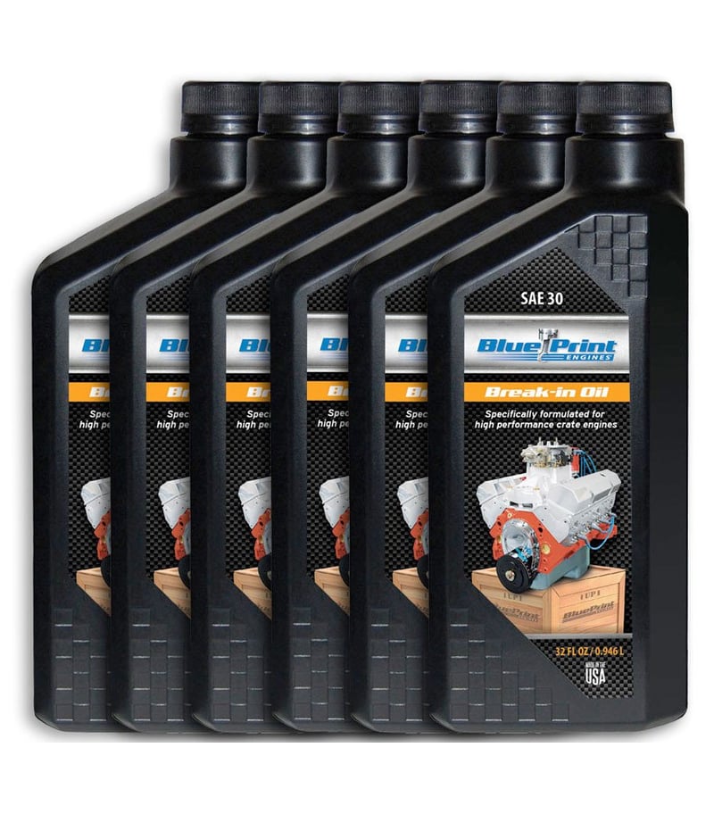 What oil should be used in BluePrint crate engines?