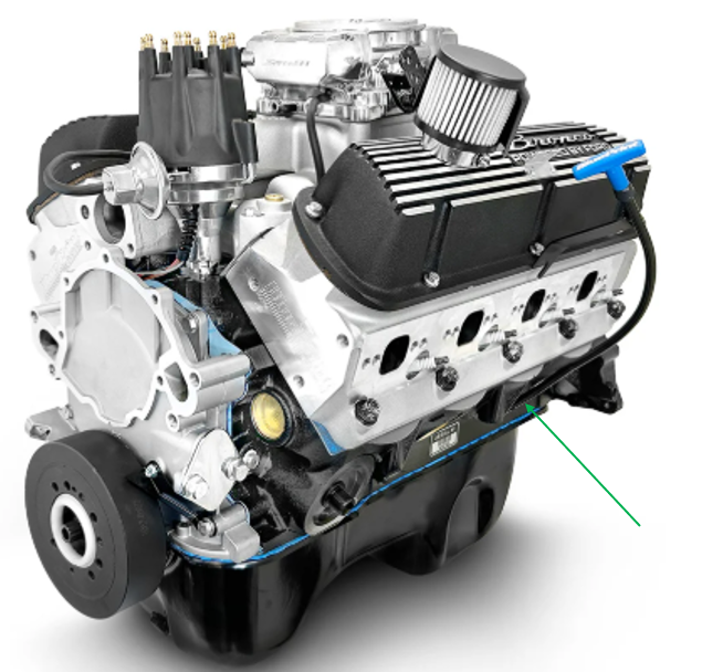 Where do I install my dipstick tube on my Small Block Ford engine with ...