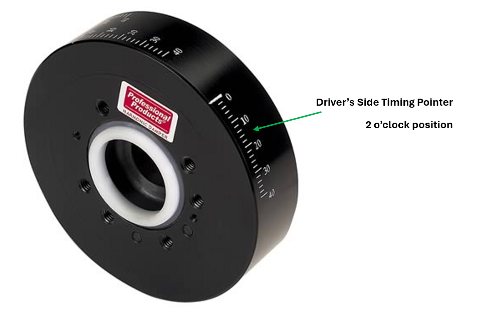 Which set of timing marks do I use on the Small Block Ford balancer?